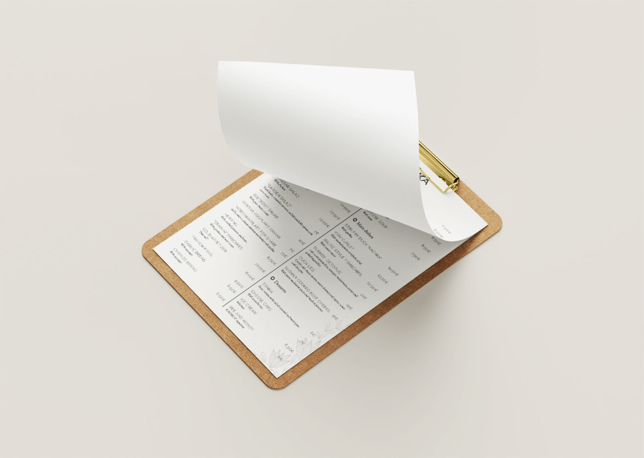 Kachka Restaurant Menu - Mitra Consult OÜ